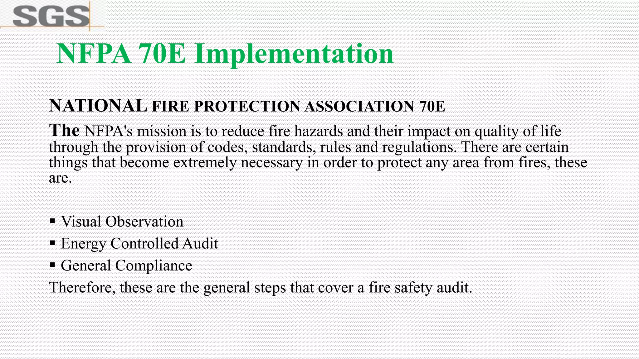 Electrical Safety Audit | PPTX