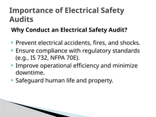 Prevent electrical hazards with a thorough electrical safety audit | PPT