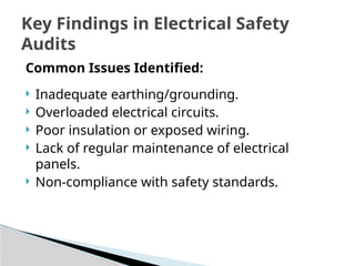 Prevent electrical hazards with a thorough electrical safety audit | PPT
