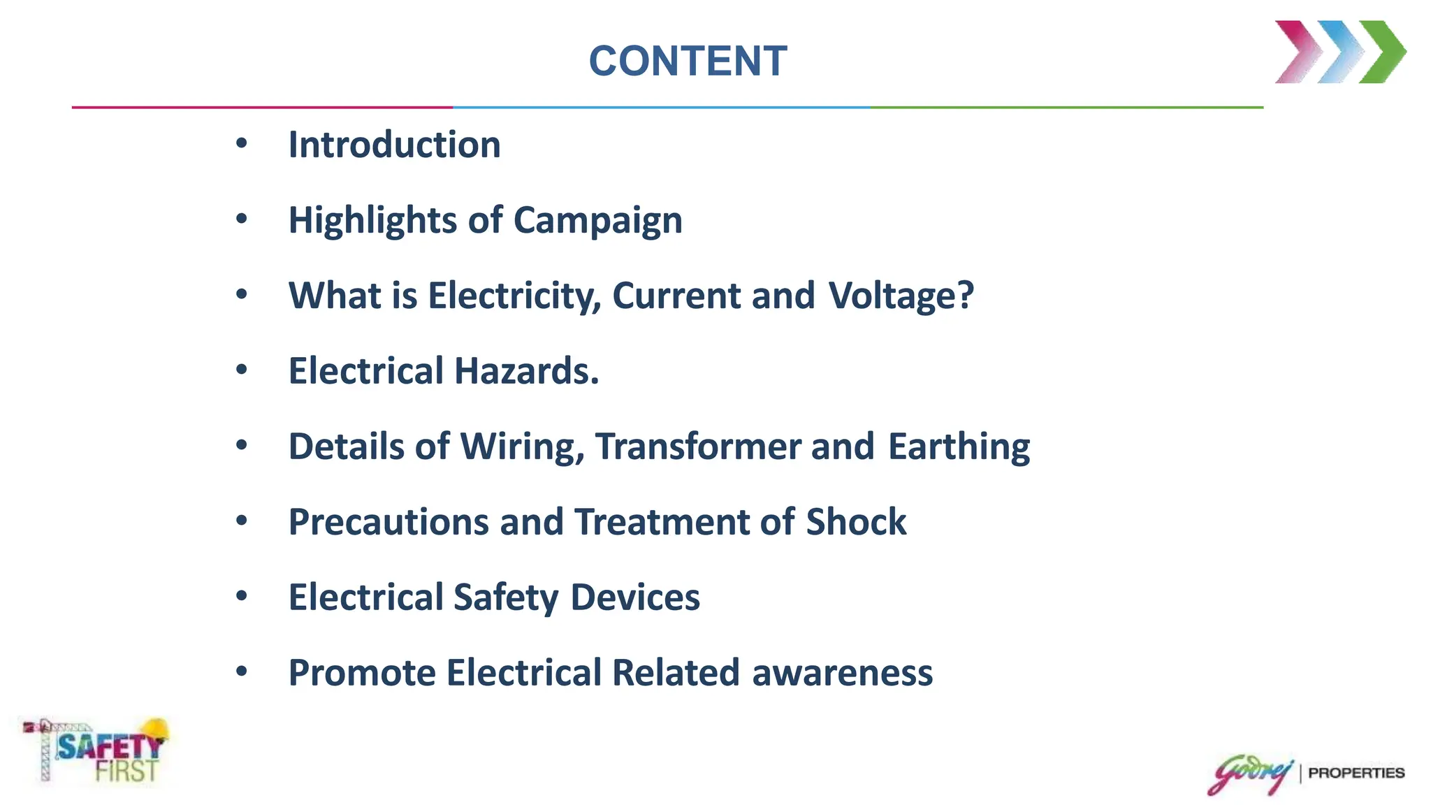 Electrical Safety Campaign GPL and its guidelines | PPTX