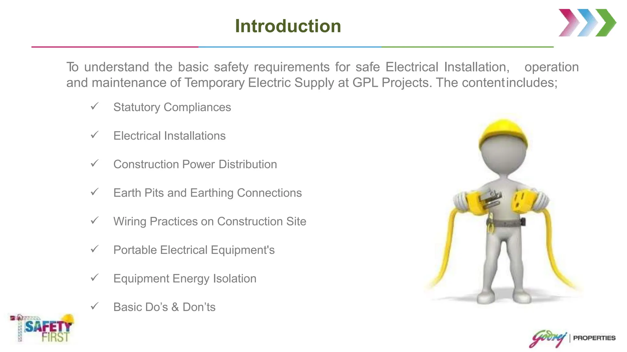 Electrical Safety Campaign GPL and its guidelines | PPTX