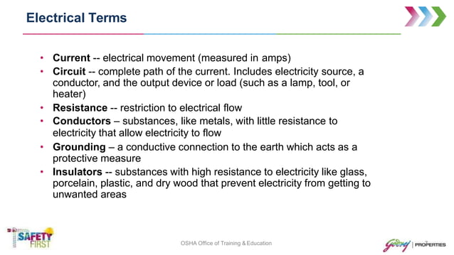 Electrical Safety Campaign GPL and its guidelines | PPTX