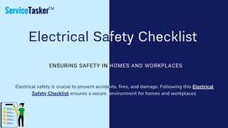Electrical Safety Checklist in Australia | PDF