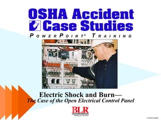 Electrical safety control panel | PPT | Injuries | Diseases and Conditions