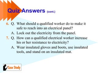Electrical safety control panel | PPT
