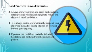 Electrical safety | PPTX