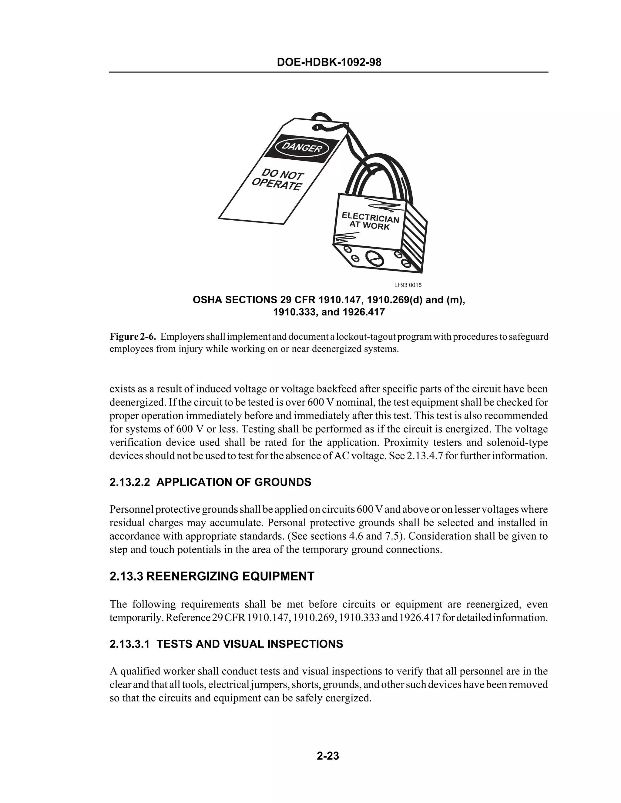 Electrical safety handbook | PDF
