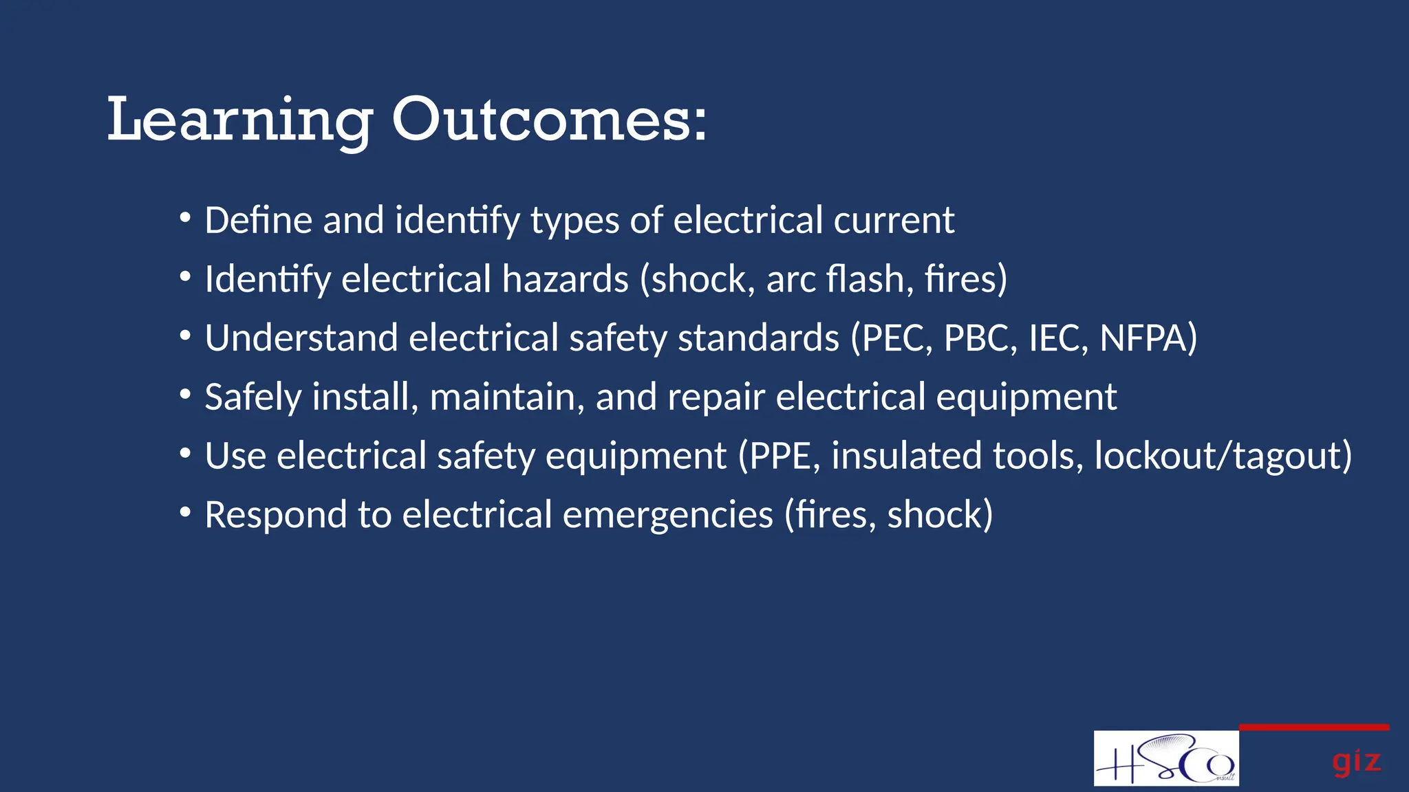 Electrical safety (Hazard prevention and compliance).pptx
