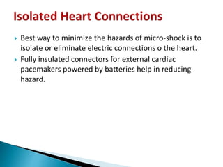Electrical safety in biophysical measurements | PPTX