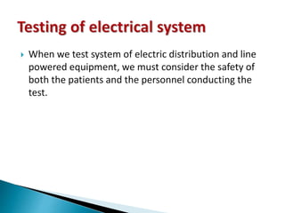 Electrical safety in biophysical measurements | PPT
