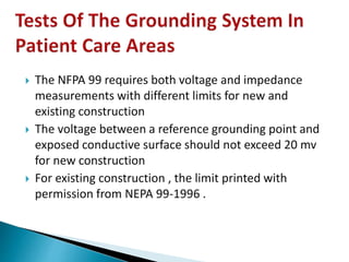Electrical safety in biophysical measurements | PPTX