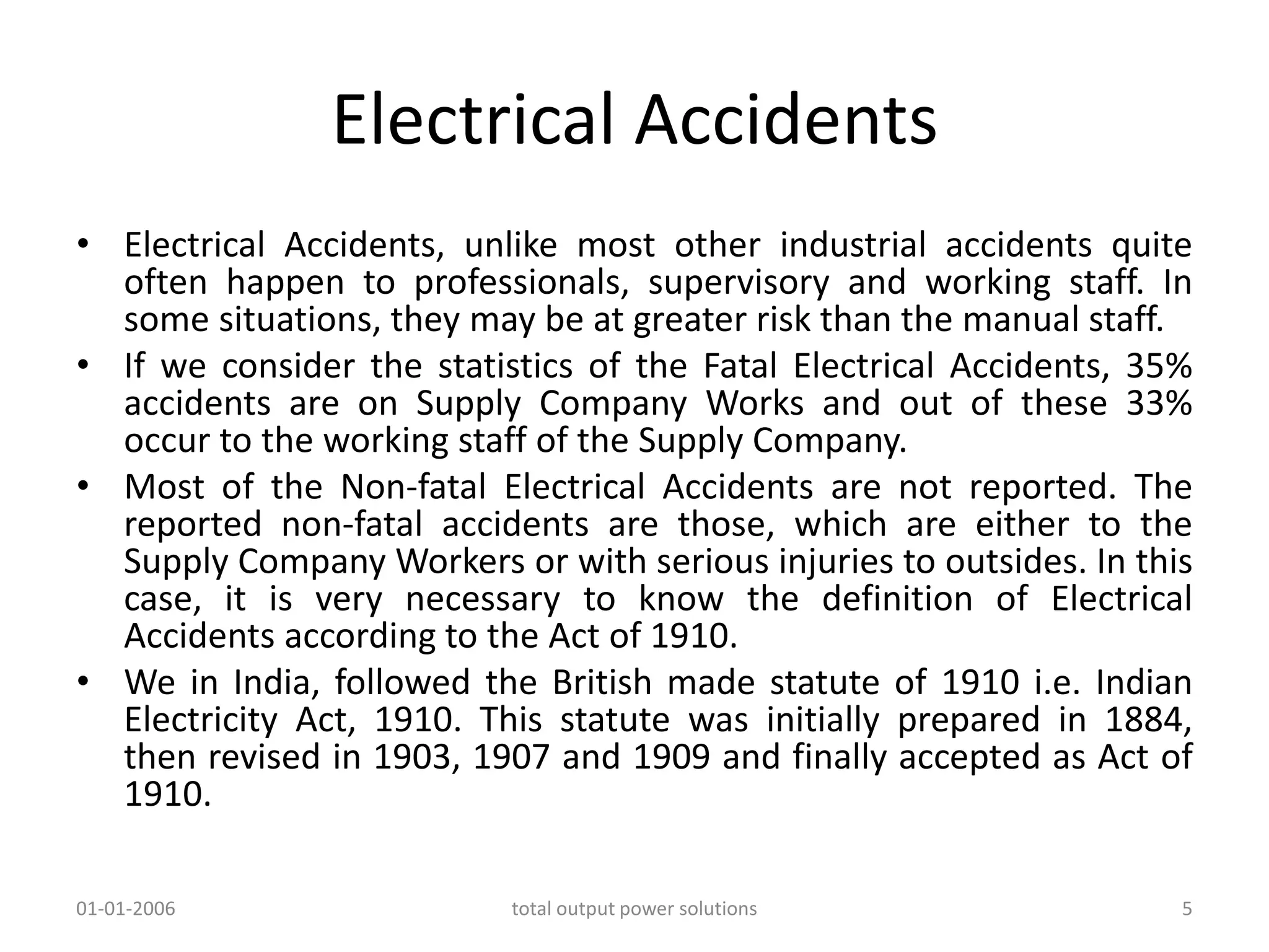 Electrical safety in power stations | PDF