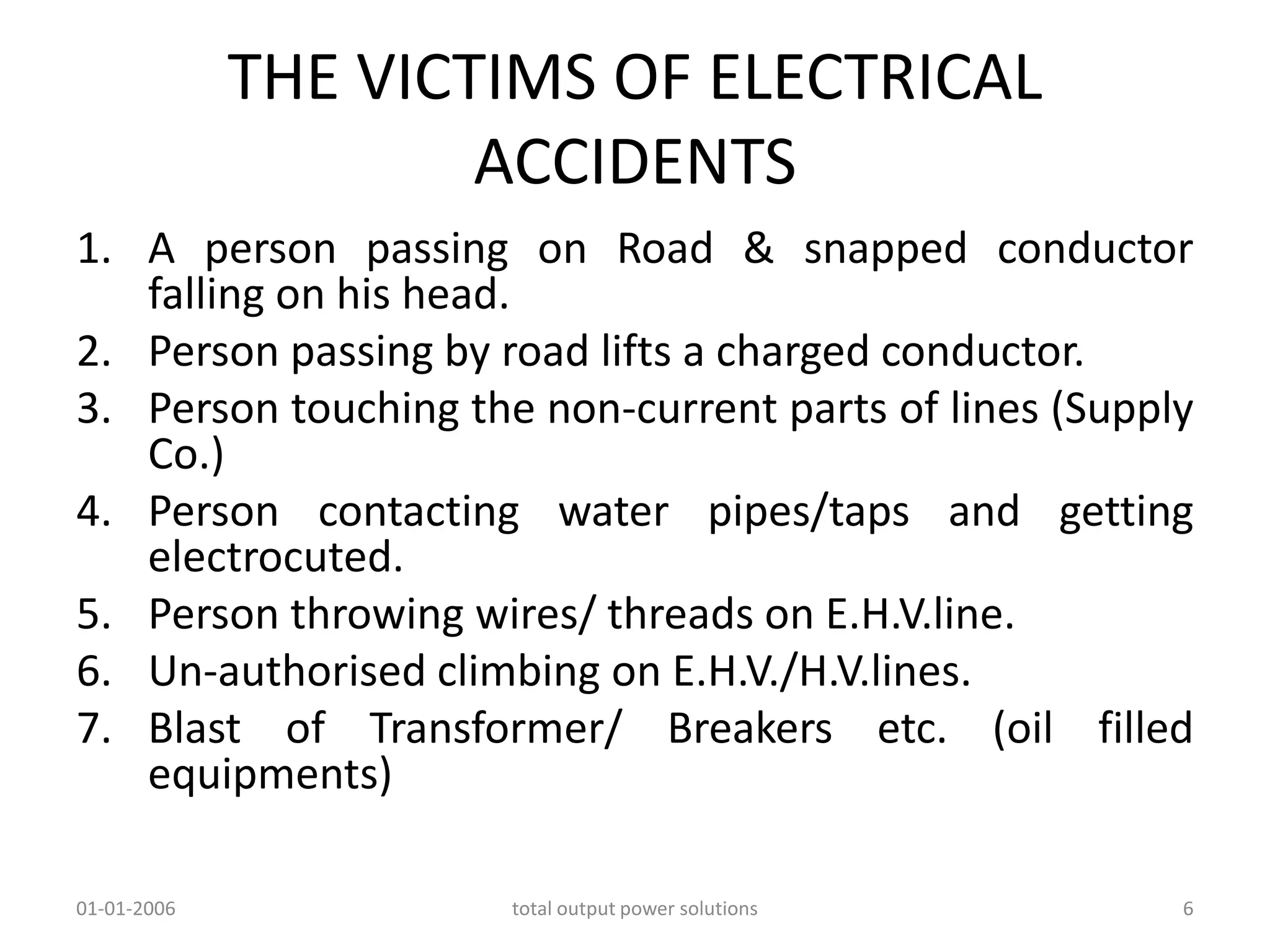 Electrical safety in power stations | PDF