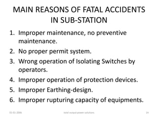 Electrical safety in power stations | PDF