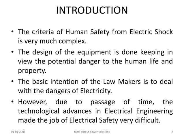 Electrical safety in power stations | PDF