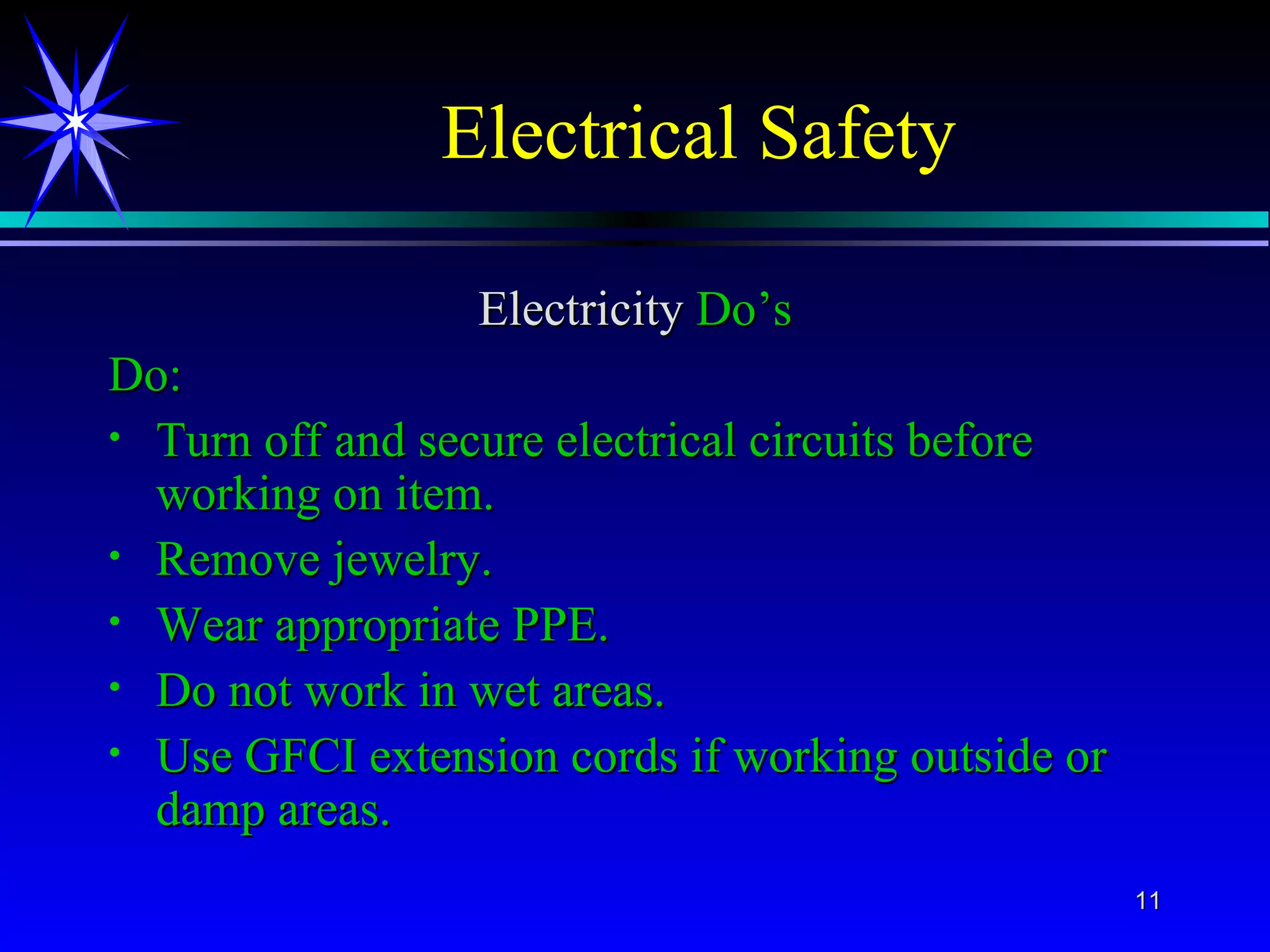 Electrical safety new | PPT
