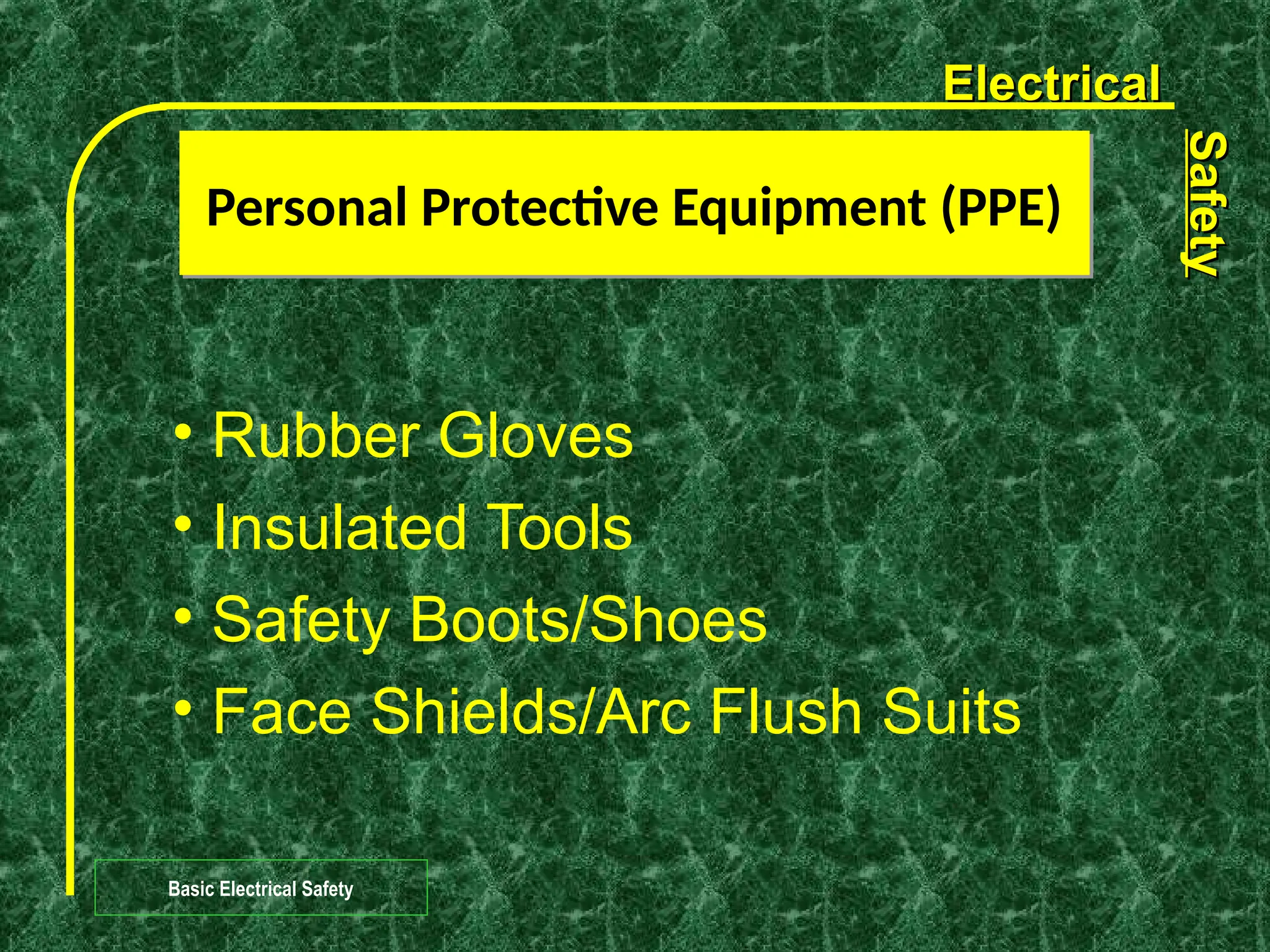 Electrical Safety....................... | PPT
