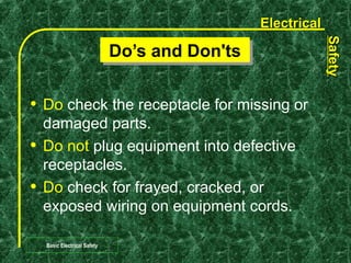 Electrical Safety....................... | PPT