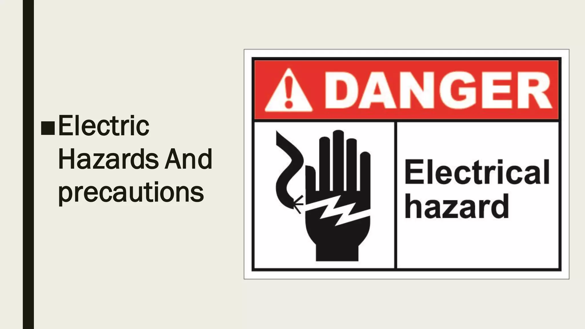 Electrical safety ppt | PDF