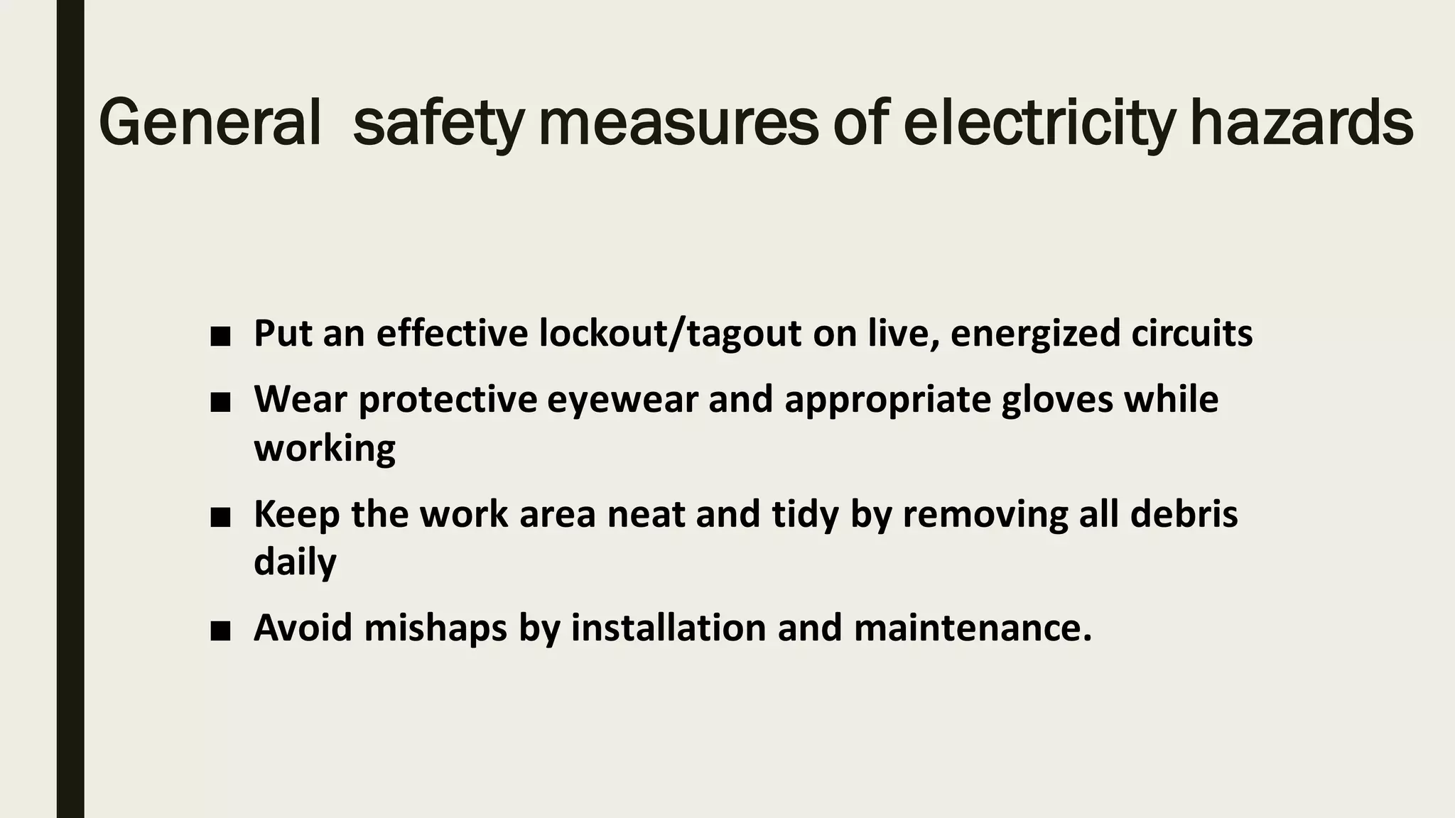 Electrical safety ppt | PDF