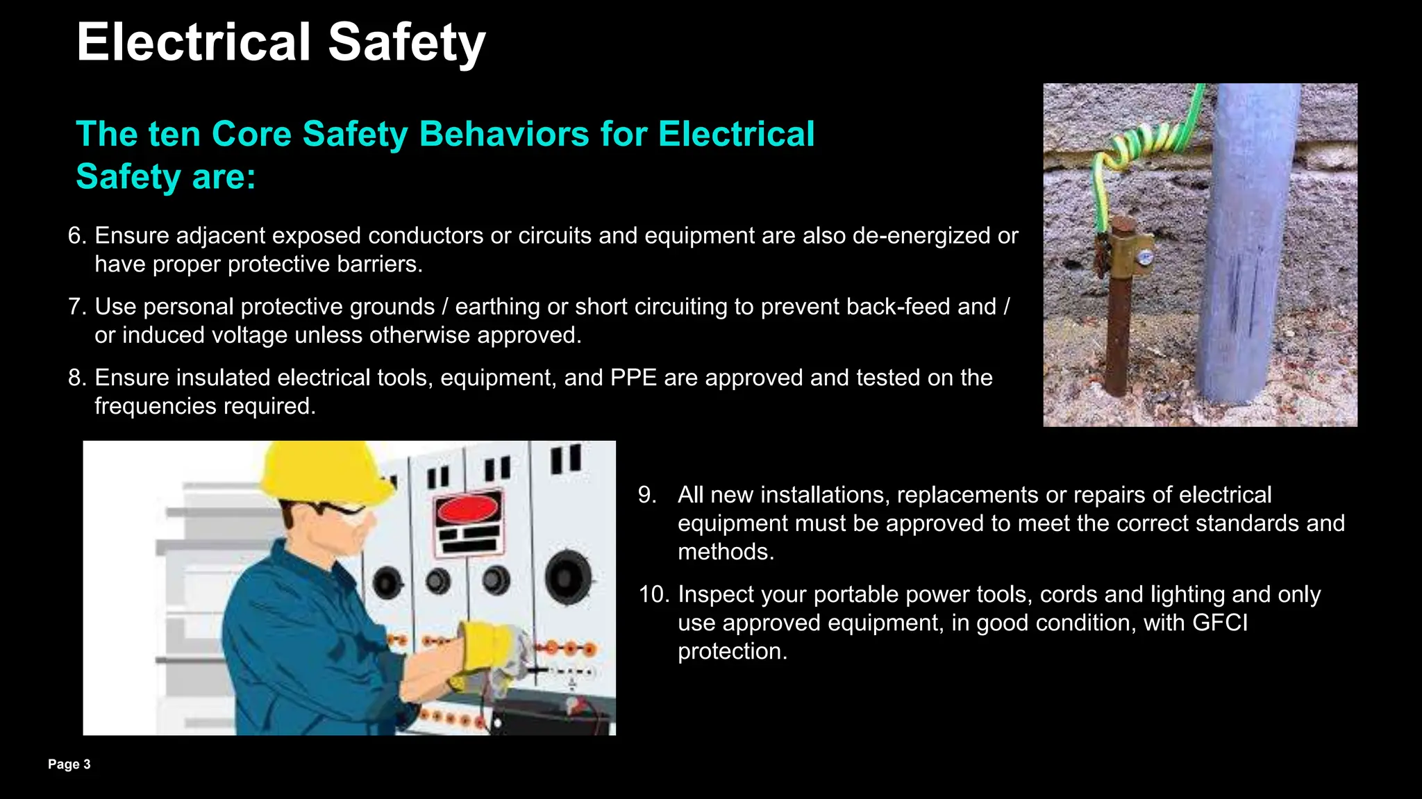 Electrical Safety Training Slides For Worker | PPTX