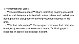 Electrical safety signs .pptx**Understanding Electrical Safety Signs on ...
