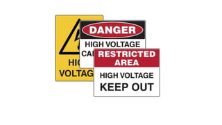 Electrical safety signs .pptx**Understanding Electrical Safety Signs on ...