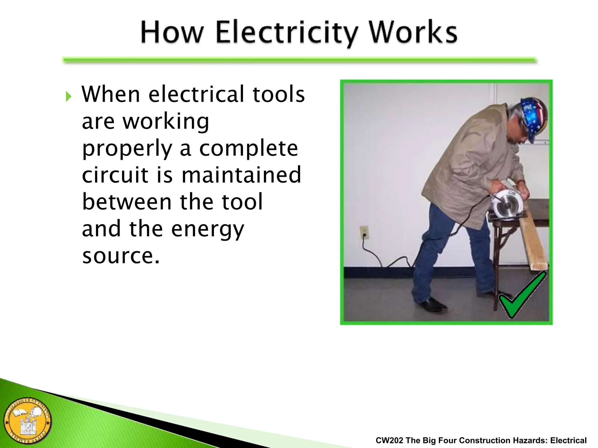 Electrical safety training slide for .ppt