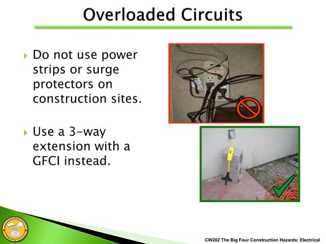 Electrical safety training slide for .ppt