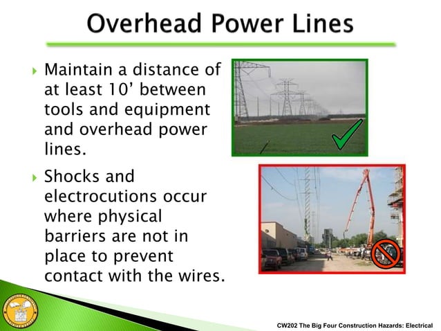 Electrical safety training slide for .ppt