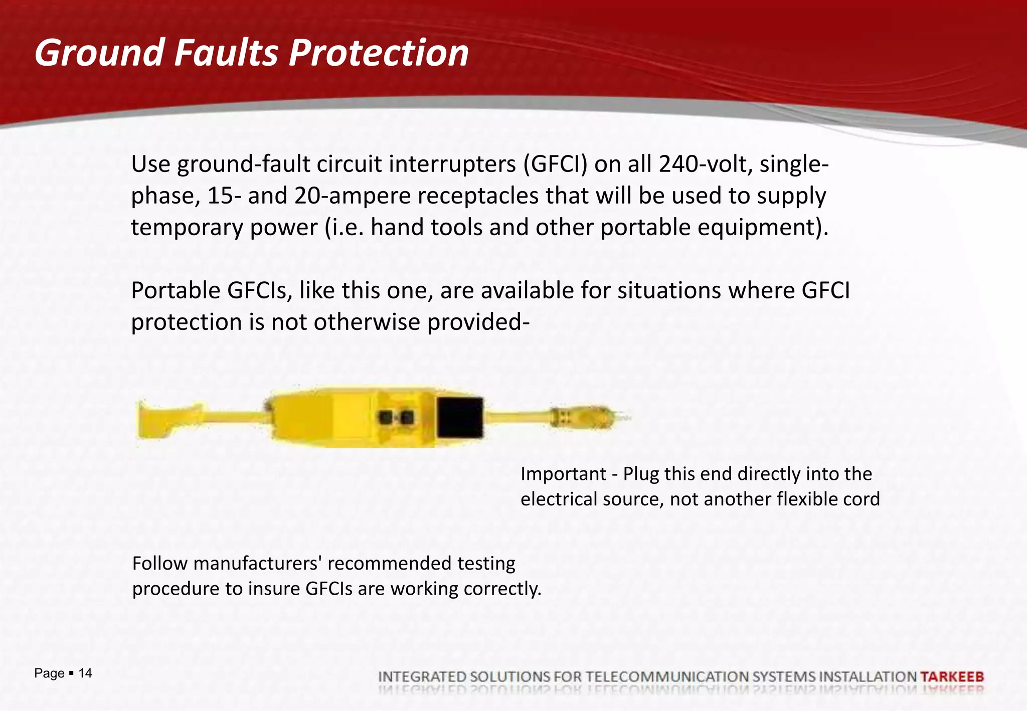 Electrical safety training | PPTX