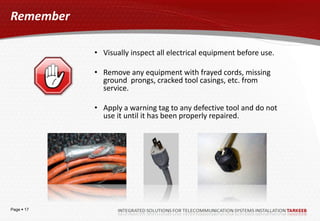 Electrical safety training | PPTX