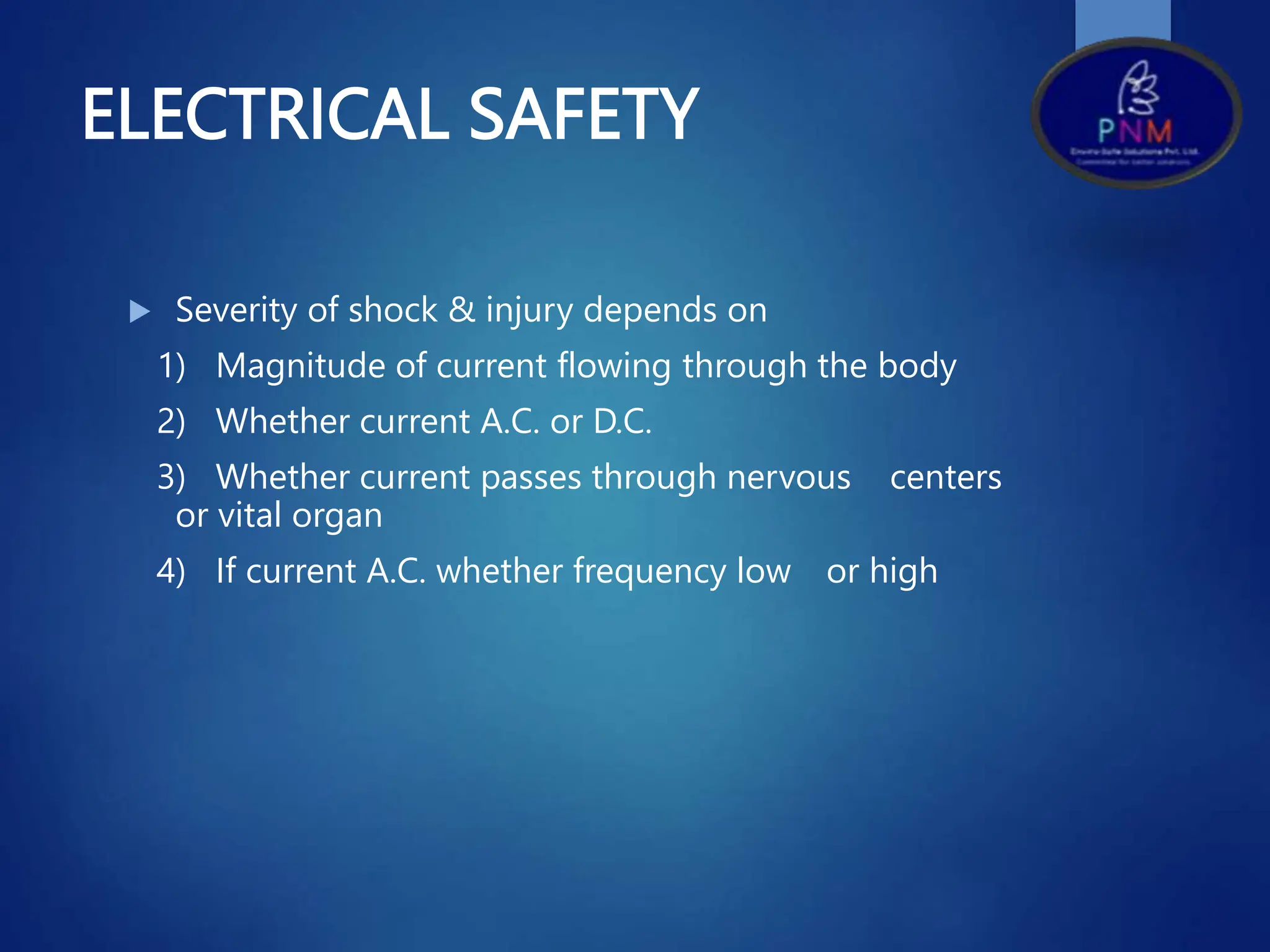Electrical Safety Training Presentation | PPTX