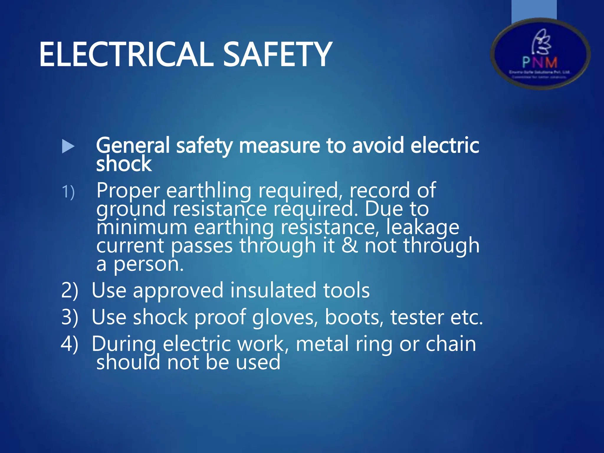 Electrical Safety Training Presentation | PPTX