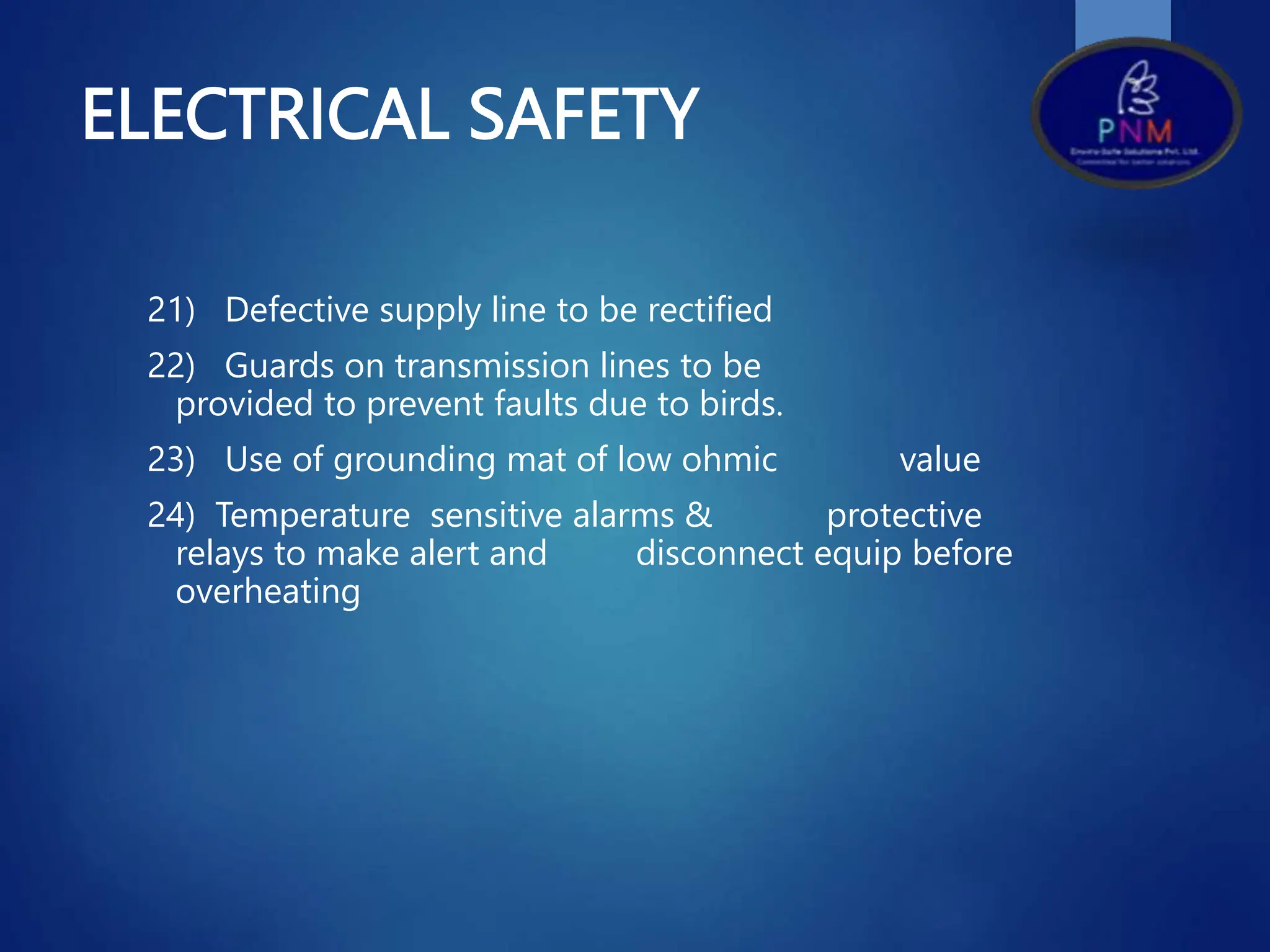 Electrical Safety Training Presentation | PPTX