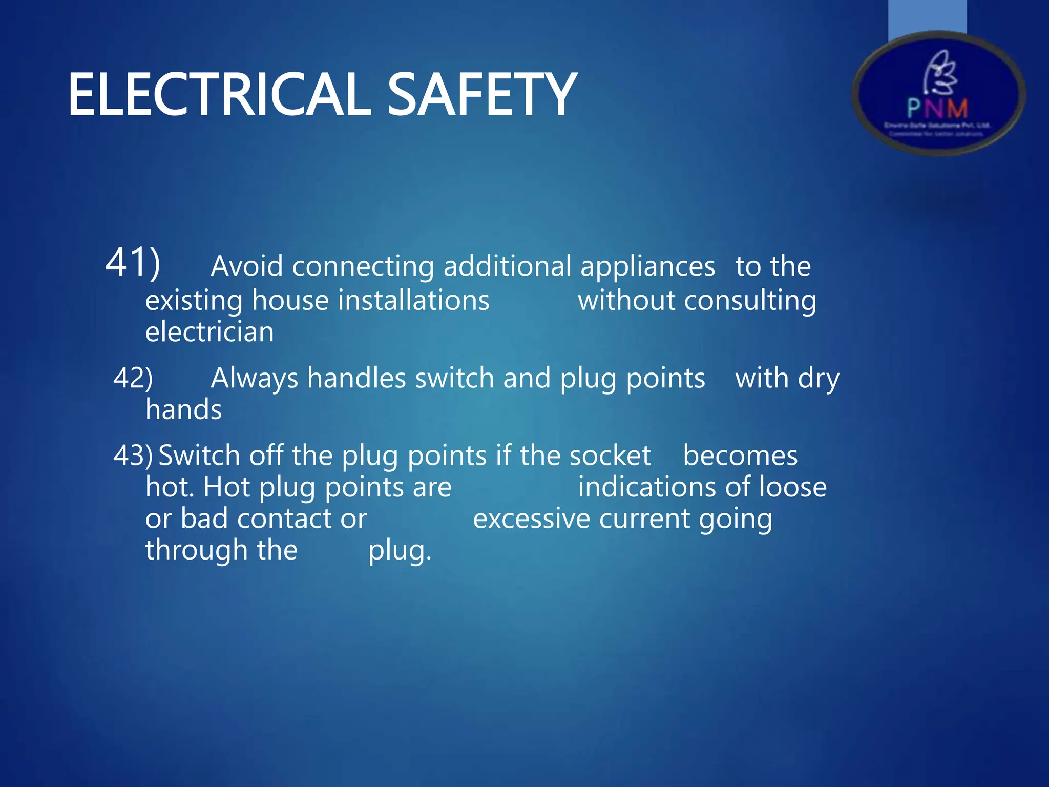 Electrical Safety Training Presentation | PPT