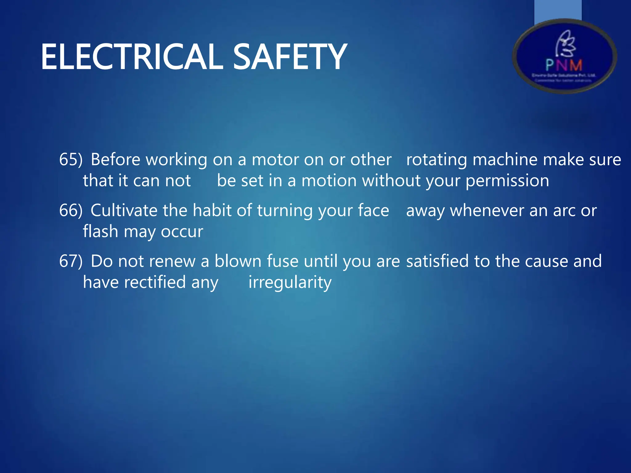 Electrical Safety Training Presentation | PPTX