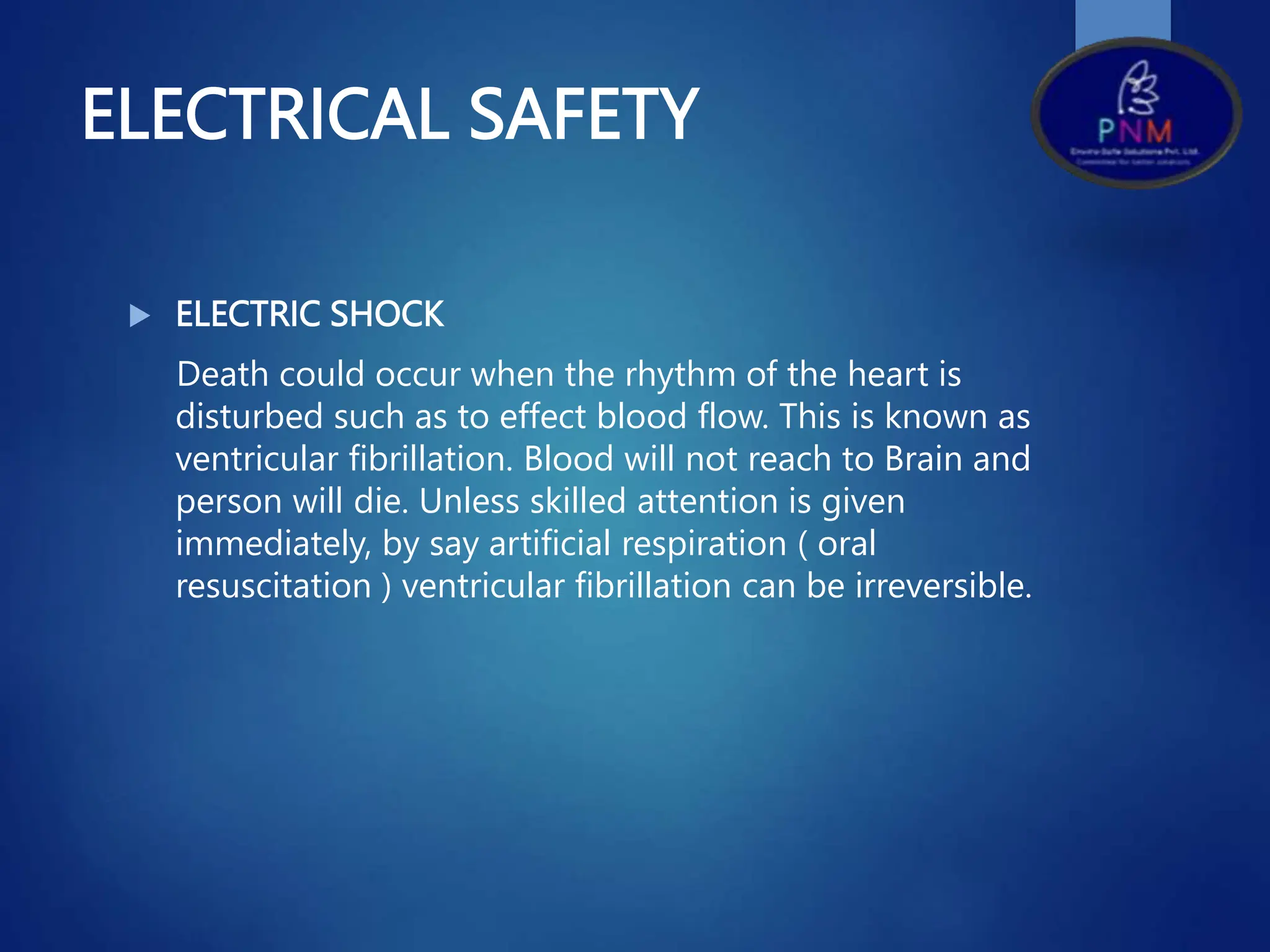 Electrical Safety Training Presentation | PPTX