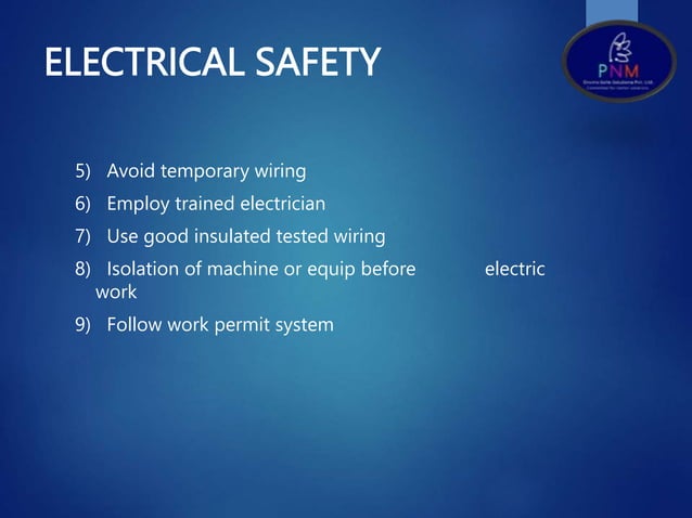Electrical Safety Training Presentation | PPTX
