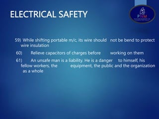 Electrical Safety Training Presentation | PPTX