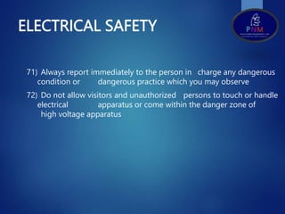 Electrical Safety Training Presentation | PPTX