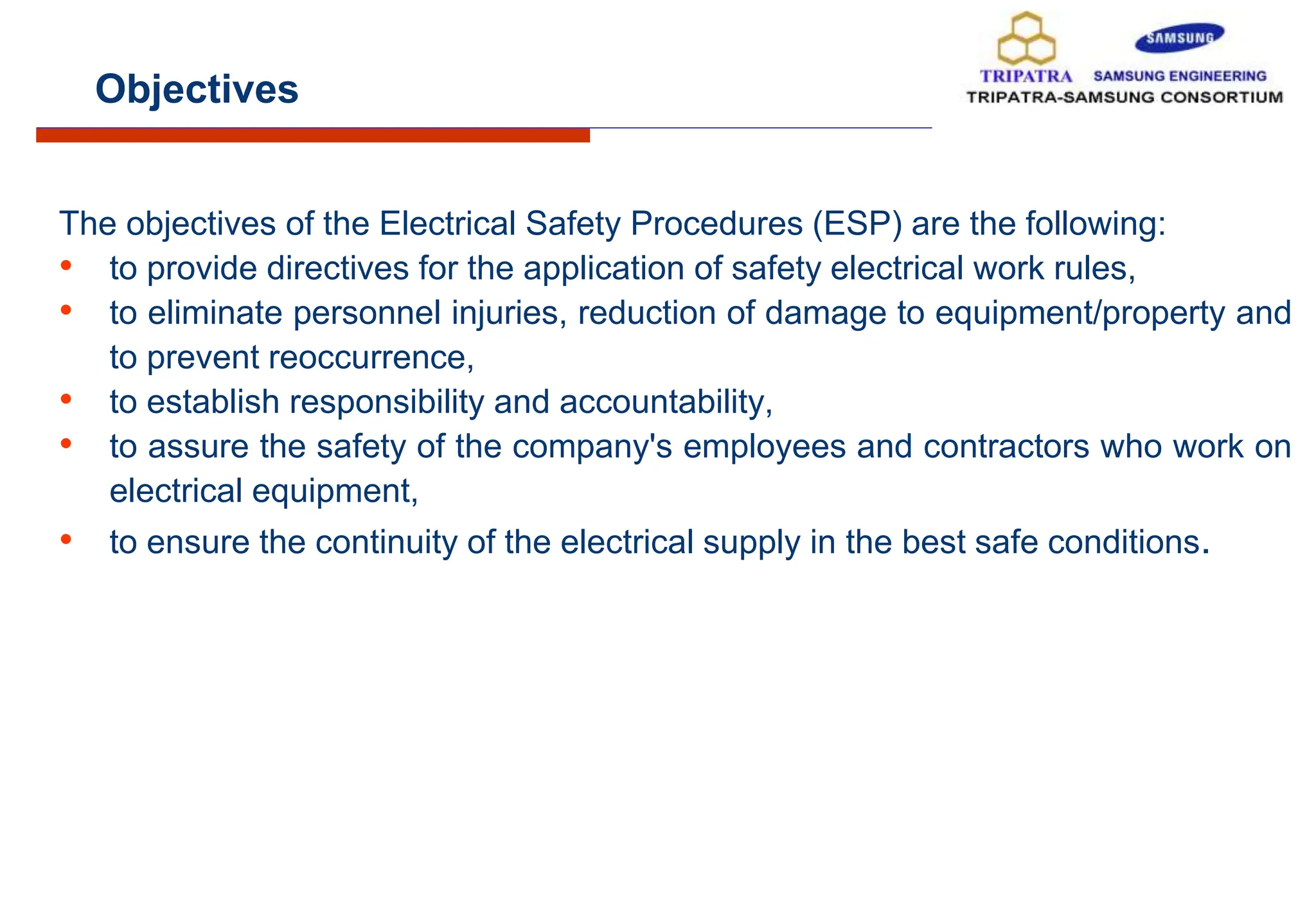 ELECTRICAL SAFETY Training module pembelajaran | PPTX
