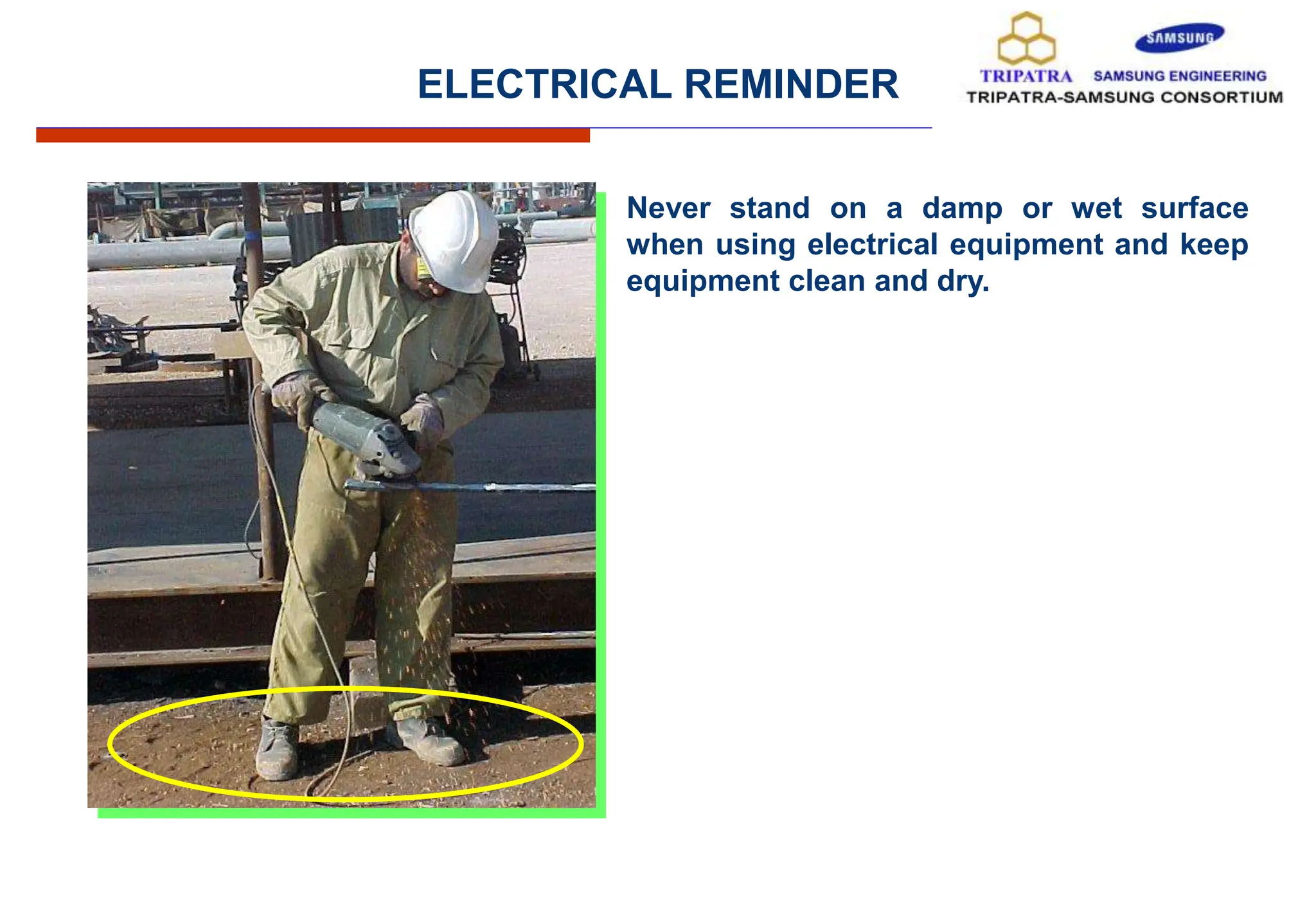 ELECTRICAL SAFETY Training module pembelajaran | PPTX