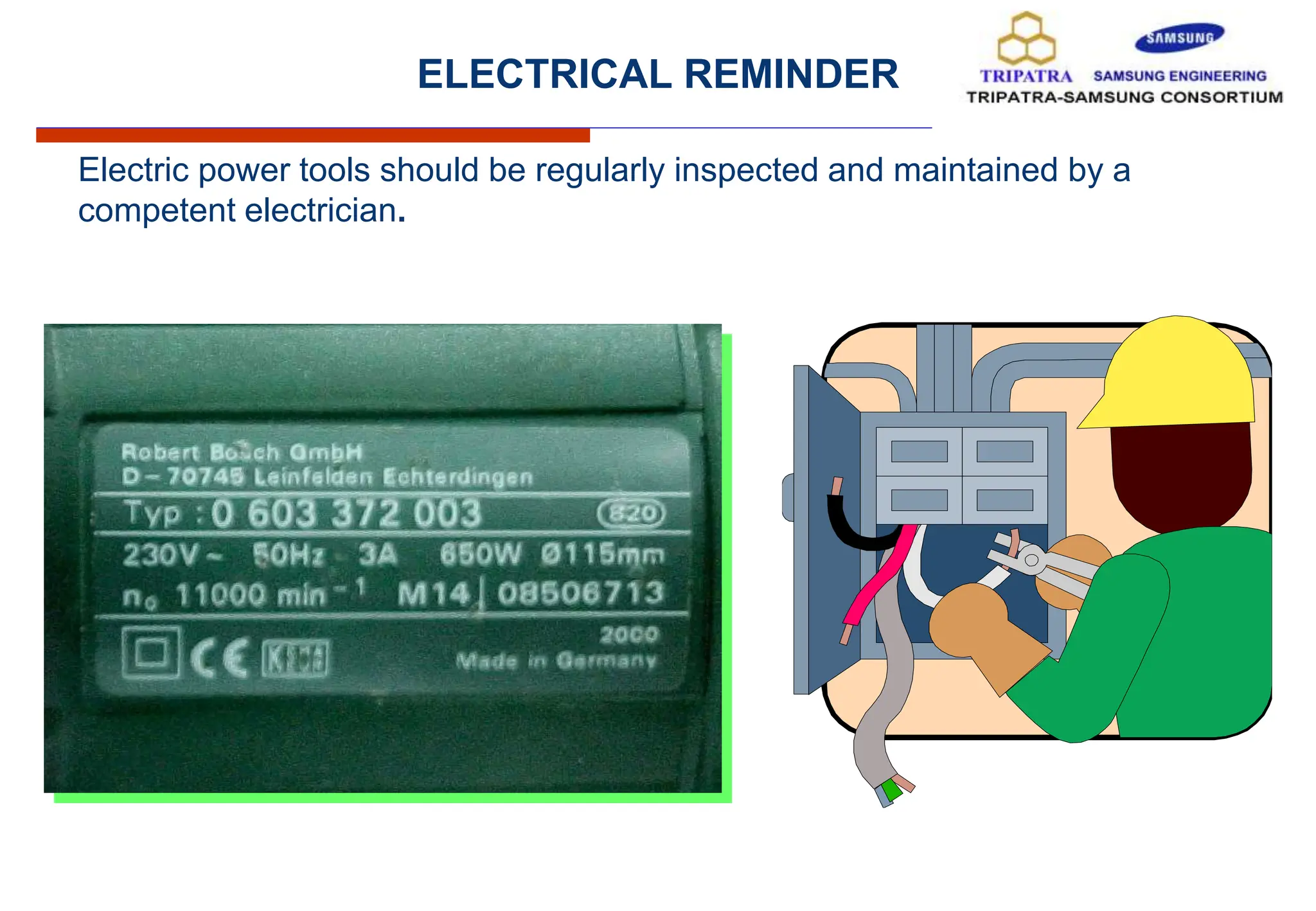 ELECTRICAL SAFETY Training module pembelajaran | PPTX