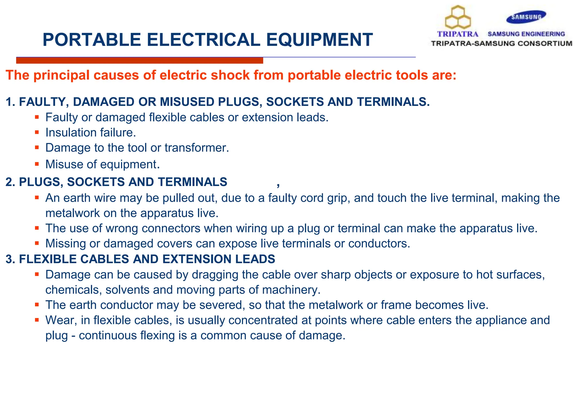 ELECTRICAL SAFETY Training module pembelajaran | PPTX