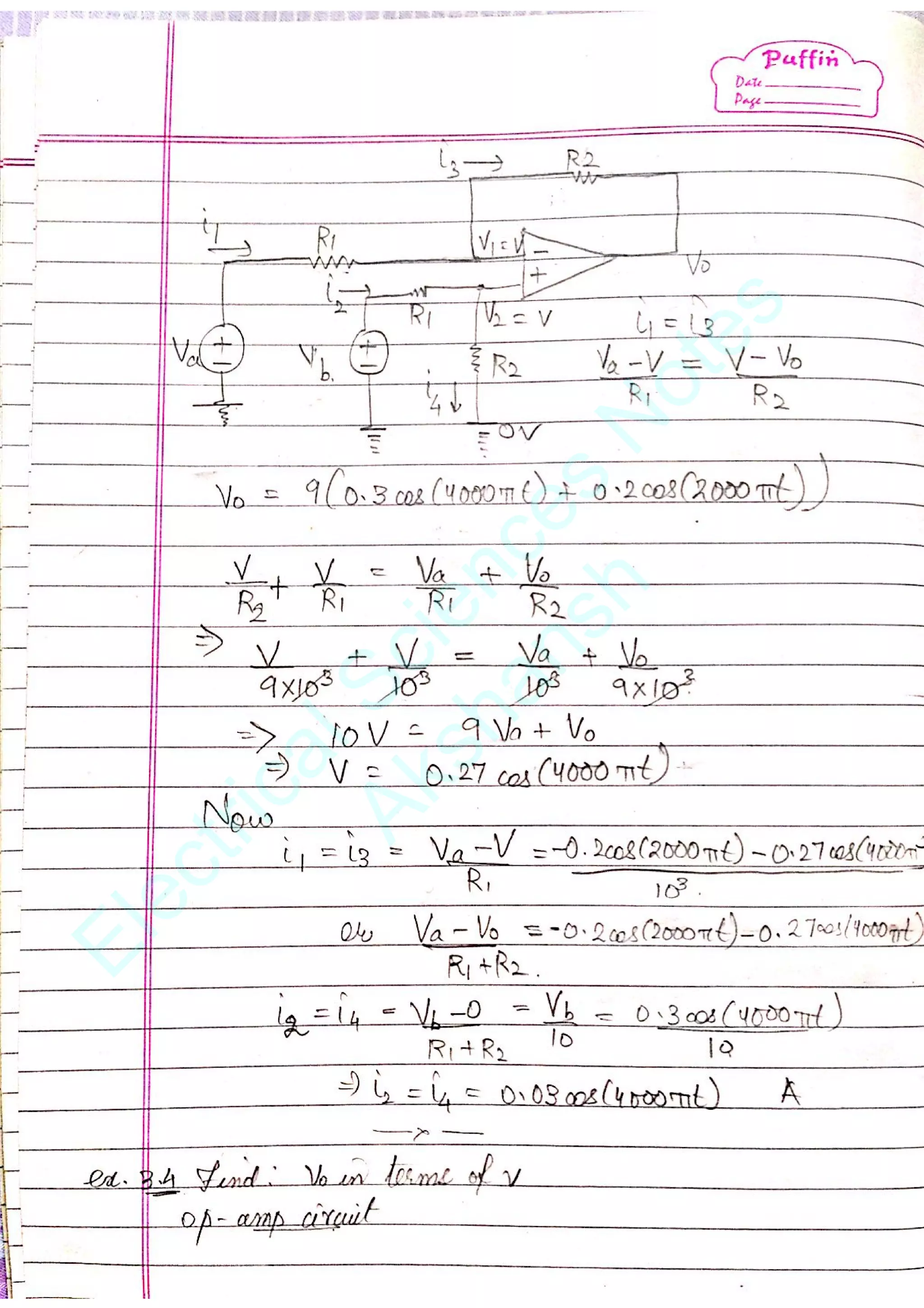 Electrical Science Notes - Akshansh | PDF