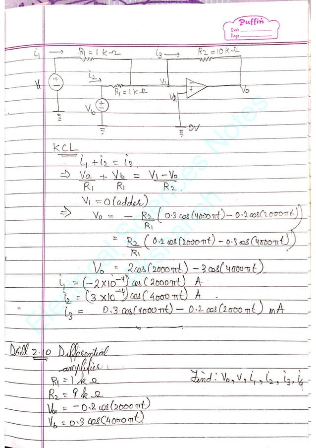 Electrical Science Notes - Akshansh | PDF