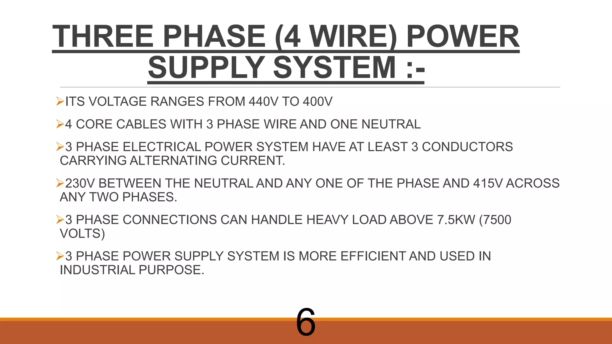 Electrical services | PPTX