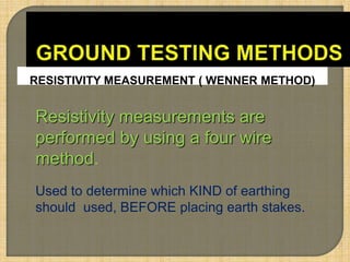 Electric shock and earthing | PPTX