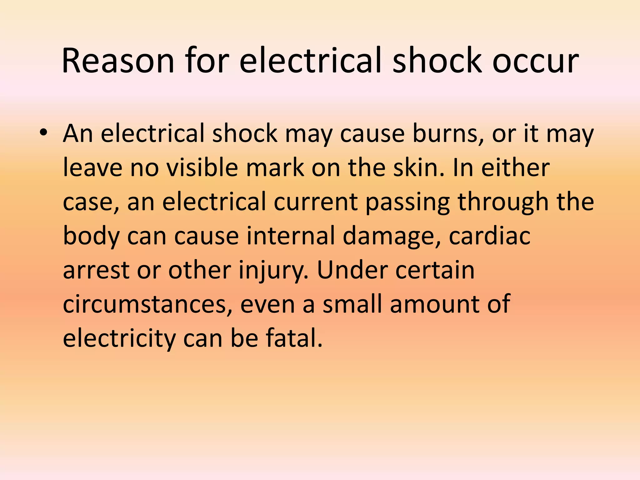 Electrical shock in first aid emergency.pptx